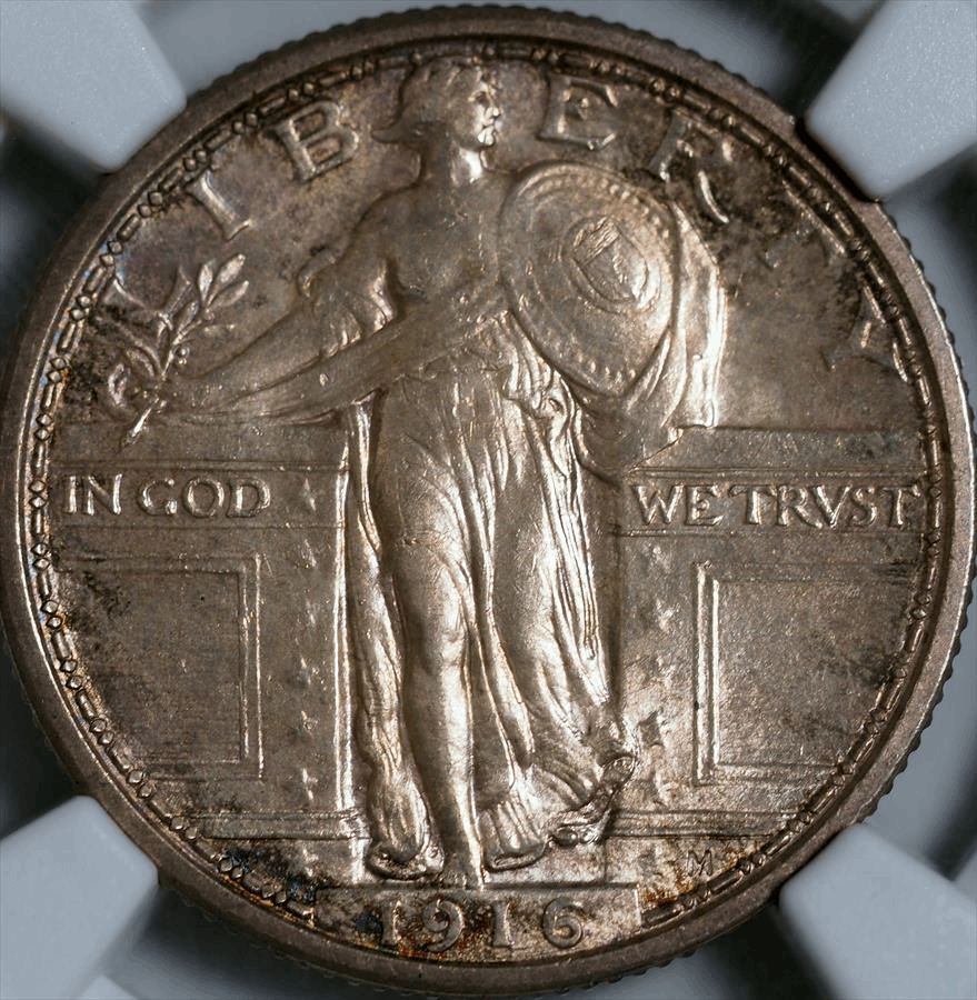 Coin World Marketplace | SILVER 1916 Standing Liberty Quarter -- NGC MS66FH